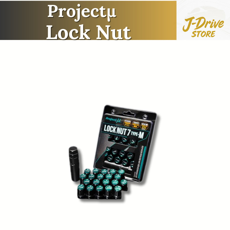 Projectμ Super Lock Nut Type 7M M12×P1.25 Black Lock Nut Set [LN7P125B ...