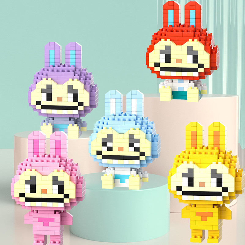 Lego Building Blocks, Labubu Assembled Toys, Cartoon Little Monsters ...
