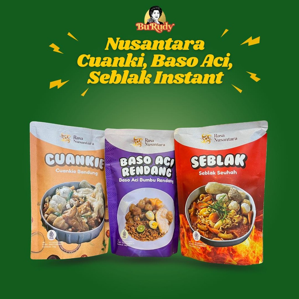 Nusantara Instant Snack - Bakso Aci (Rendang Flavored Tapioca Meatball ...