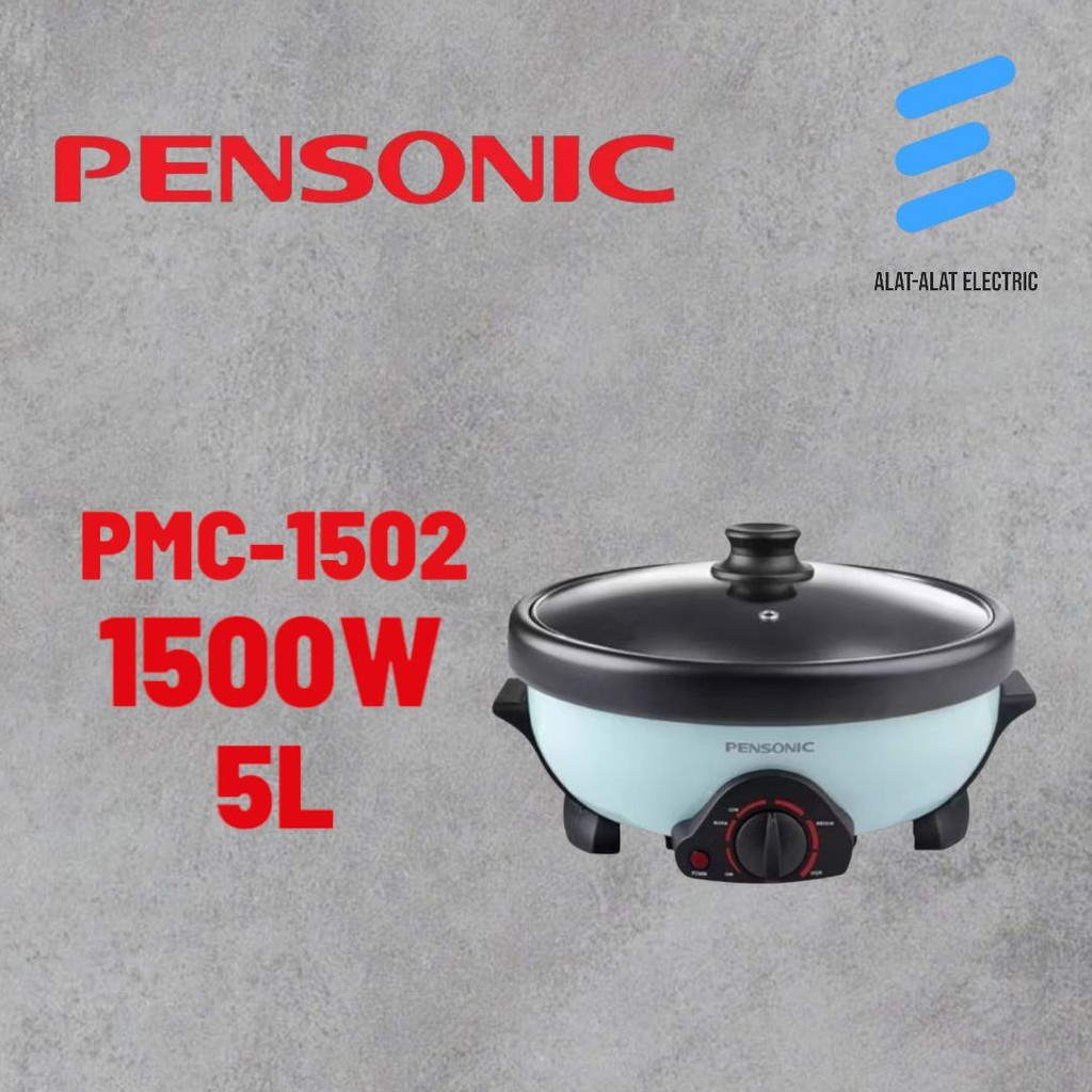 PENSONIC ELECTRIC MULTI COOKER 5L 1500W PMC-1502 (READY STOCK) | Shopee ...