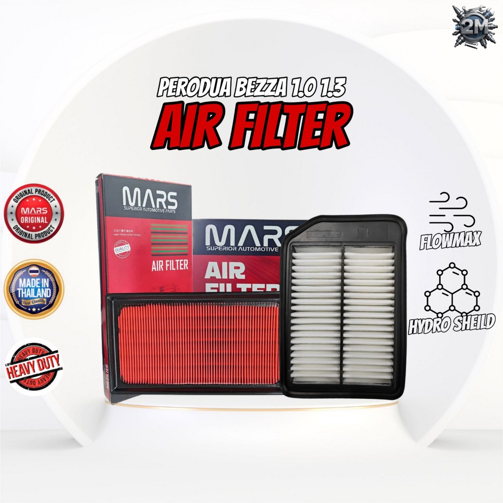 MARS AIR FILTER - PERODUA BEZZA 1.0 1.3 | Shopee Malaysia
