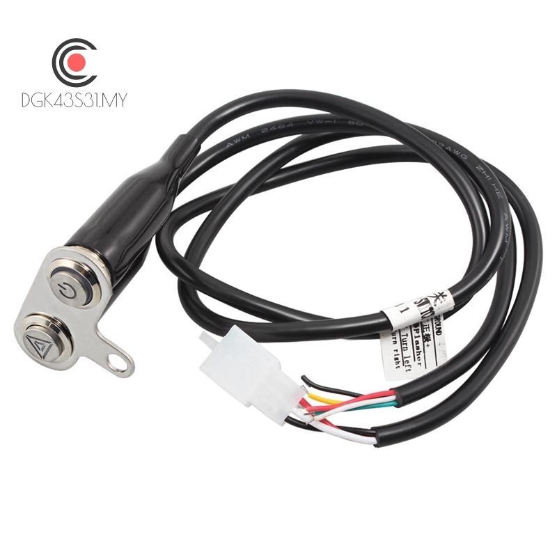 LED Motorcycle Scooter ON-OFF Hazard Light Switch Double Emergency ...