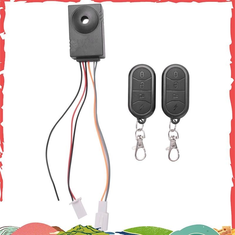 Ebike Alarm System Dual Remote Control 36V 48V 60V 72V Alarm ...
