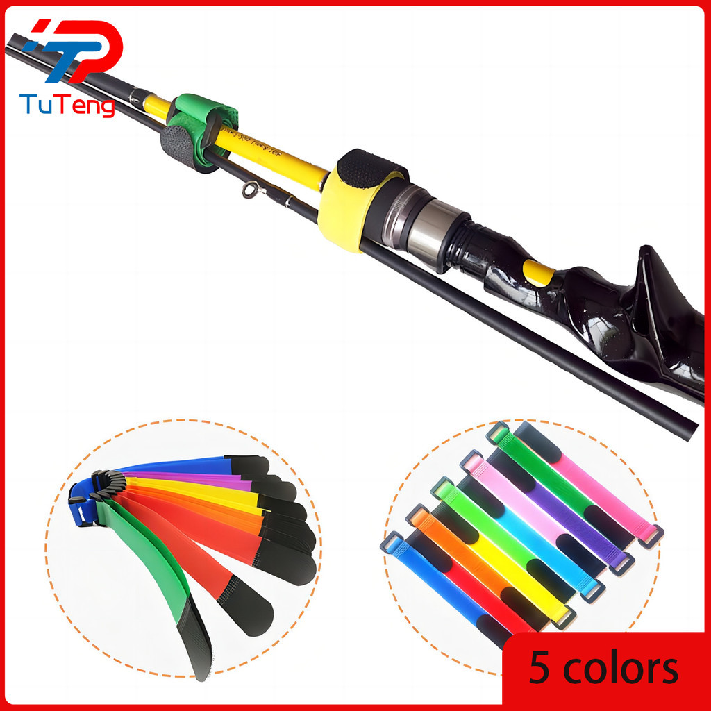Memancing Fishing Rod with 5 Colors Magic Strap with Fishing Rod Rack ...