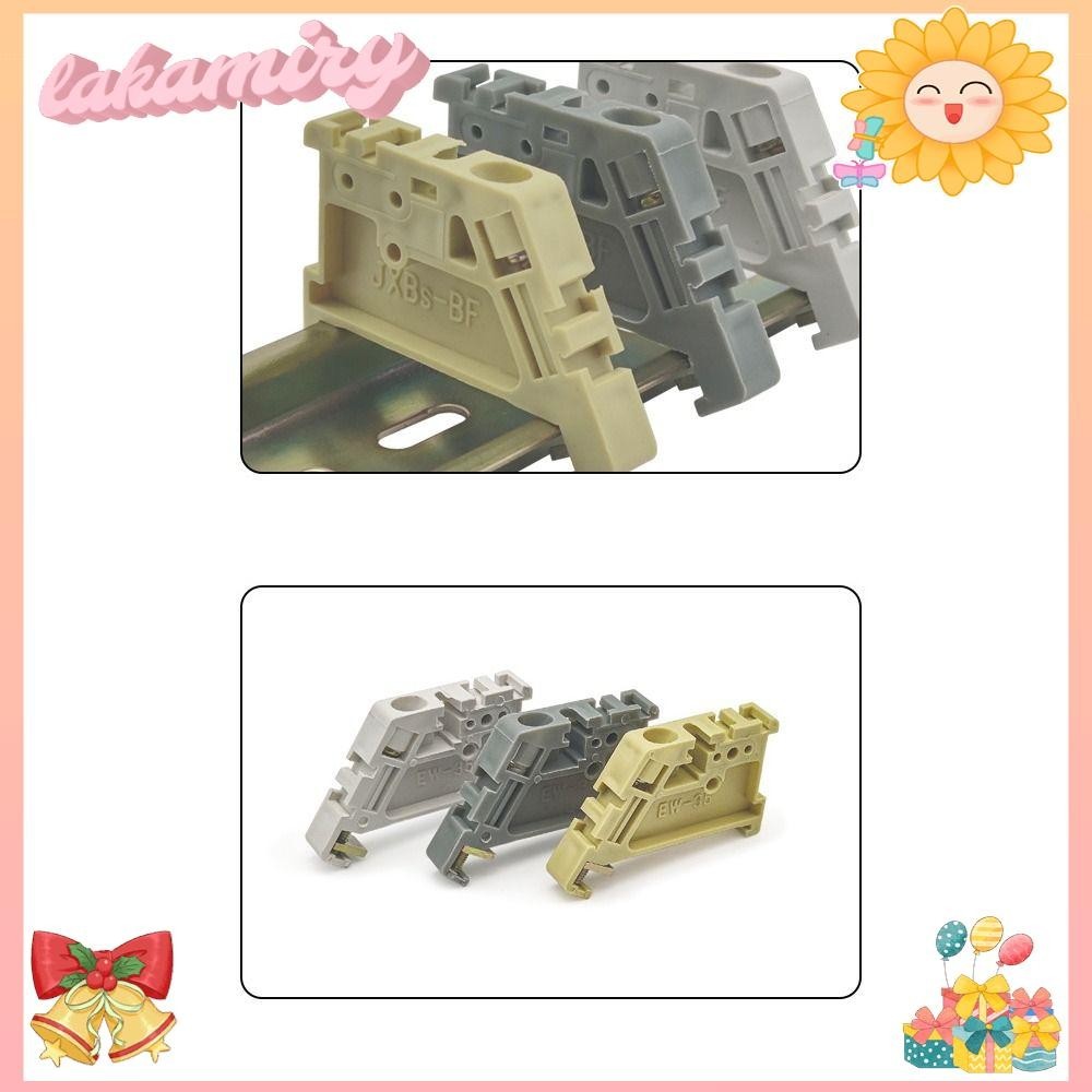 LAKAMIRY EW35 End Clamp, SAK Type EW35 Fastener EW 35 DIN Rail Terminal Block, Fixing Terminal ...