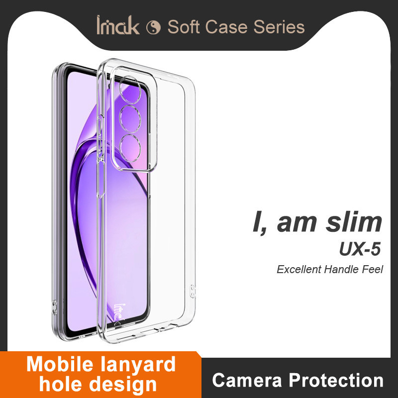 Original Imak Casing Oppo A3 Pro 5G Transparent Soft TPU Back Case ...