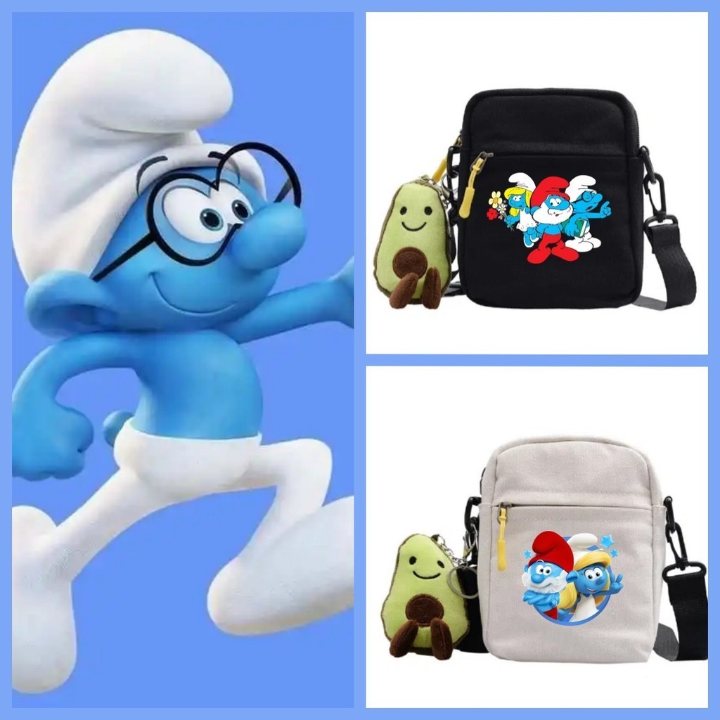 The Smurfs Customized pattern small square bag for children's rest ...