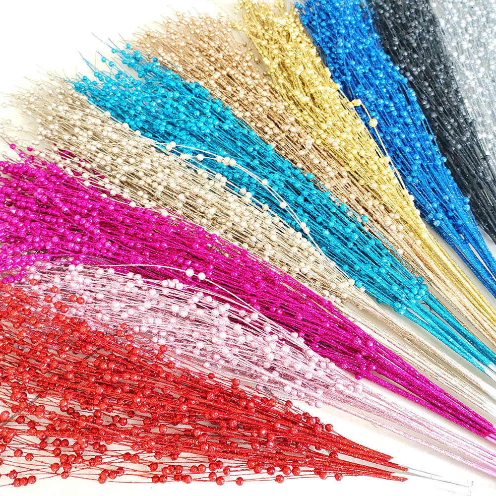 Gold Powder Weeping Willow Christmas decorations Wedding decoration ...