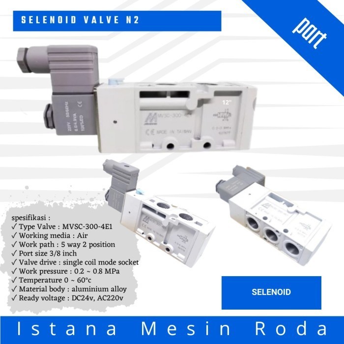 Solenoid valve mindman /mindman Solenoid valve mvsc 300 4ei ac220 | Shopee Malaysia