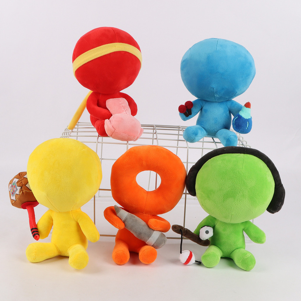 Alan Becker Youtooz Plush Toy Youtoz Green Fishing Doll Game Red Hug ...