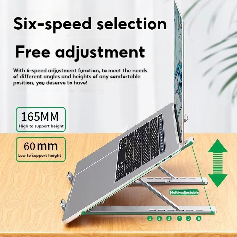 Laptop Stand Adjustable Aluminum Portable Laptop and Tablet Stand ...