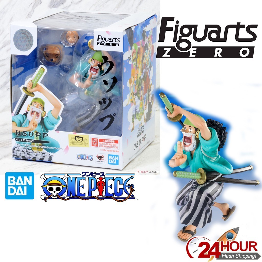 BANDAI Figuarts Zero Usopp Usohachi PVC Figure ONE PIECE SERIES WANO ...