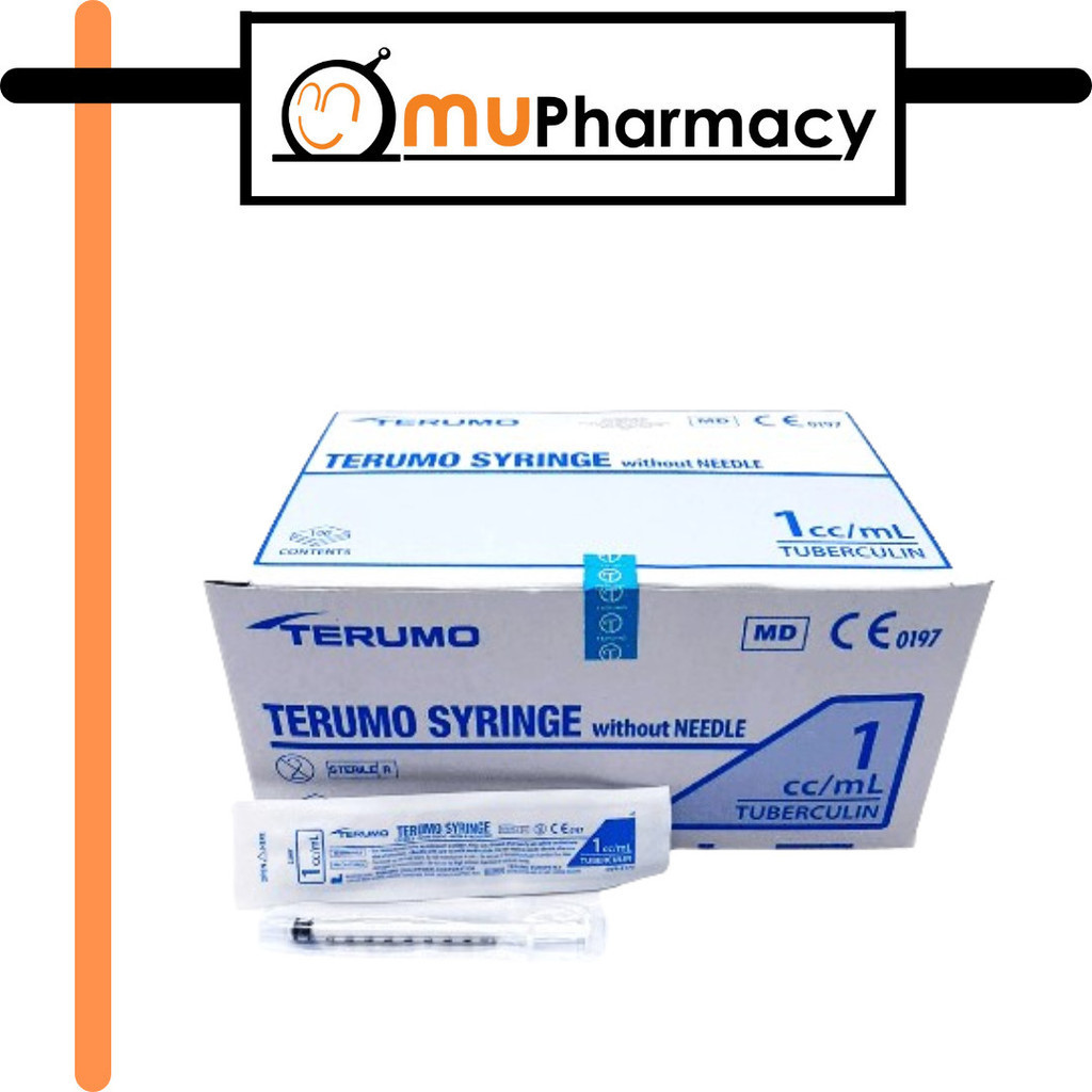 TERUMO SYRINGE 1ML TUBERCULIN W/O NEEDLE BOX OF 100'S | Shopee Malaysia