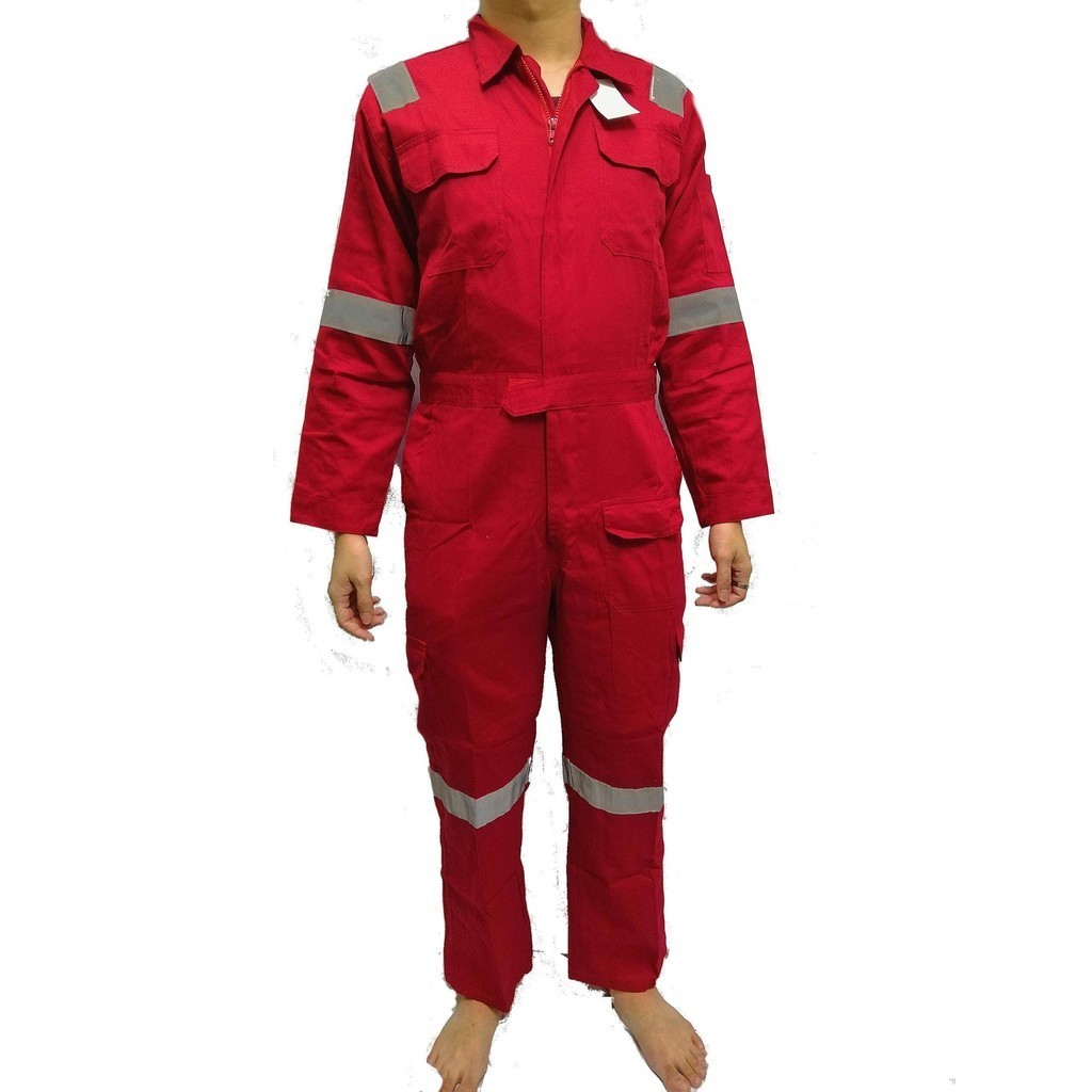 Pioneer Reflective premium red Coverall - M/L/XL/XXL Size nomex ...
