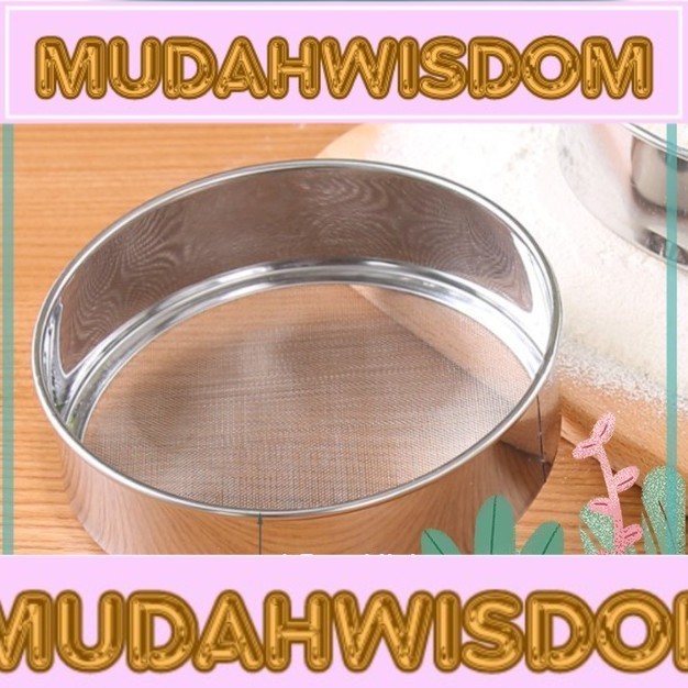 40 mesh stainless steel powder sieve, 6-inch flour sieve, powdered ...