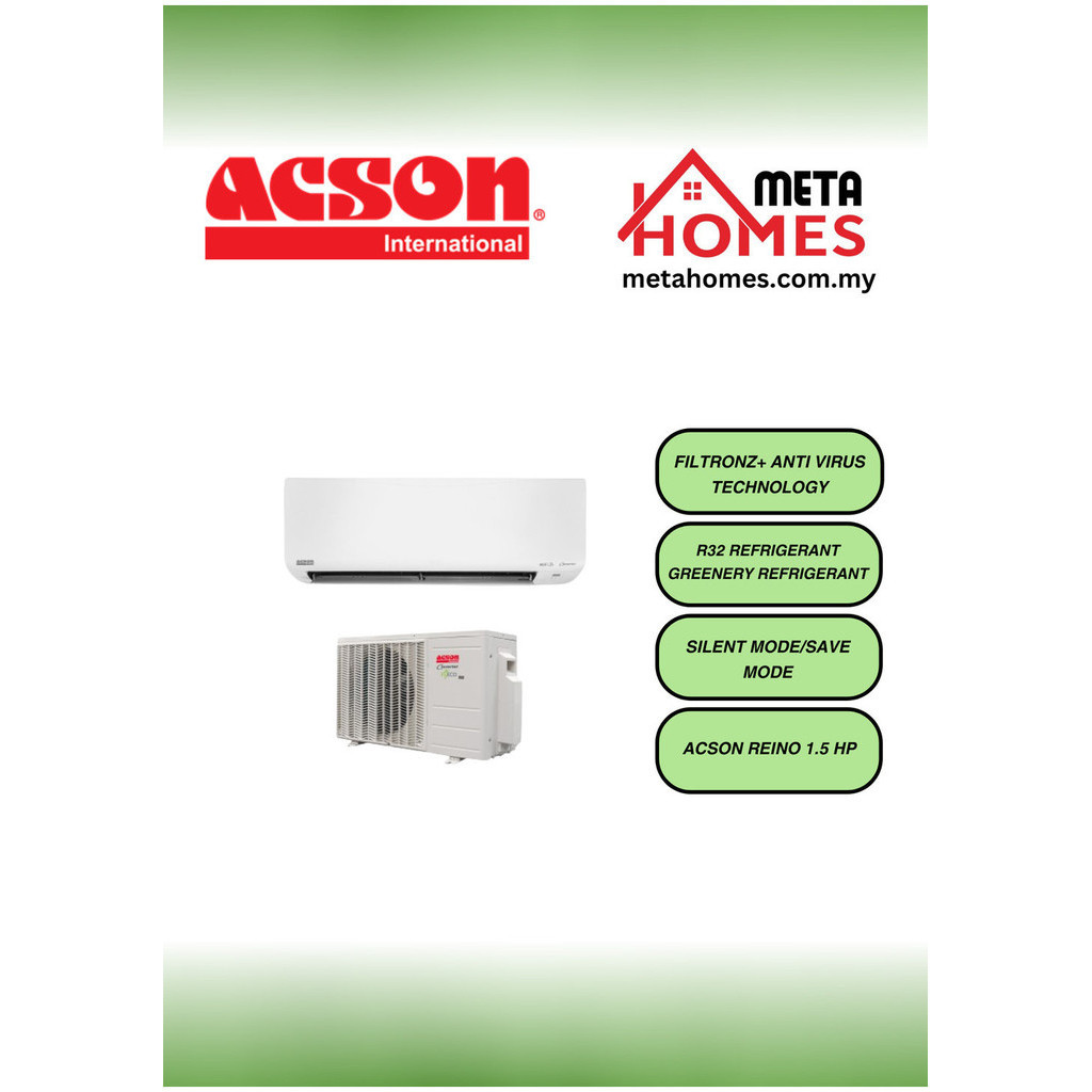 Acson 1.5HP Inverter Air Conditioner R32 A3WMY15BNF | Shopee Malaysia