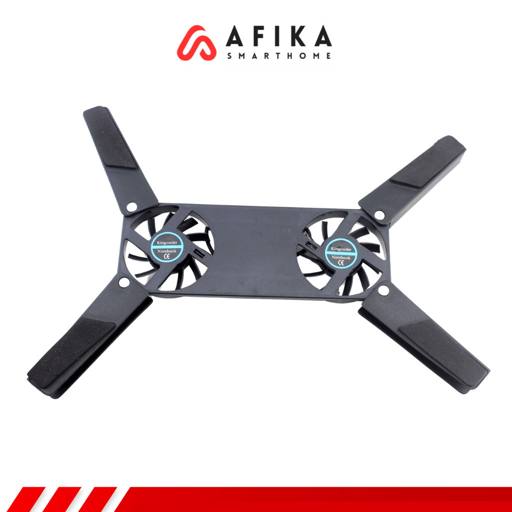 Cooler Notebook Laptop Cooling Pad Folding Portable X Stand Dual Fan ...