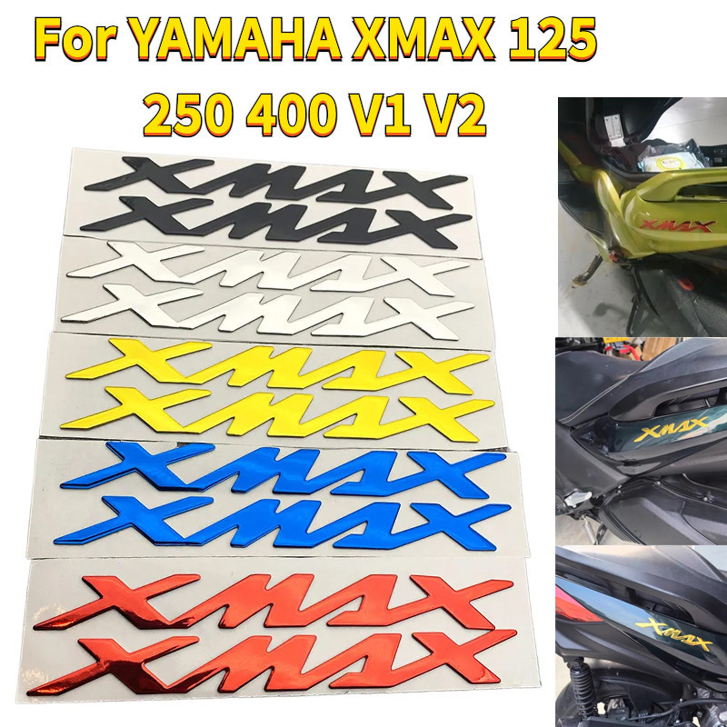 For YAMAHA XMAX 125 250 400 V1 V2 Motorcycle Logo Badge Sticker Label ...