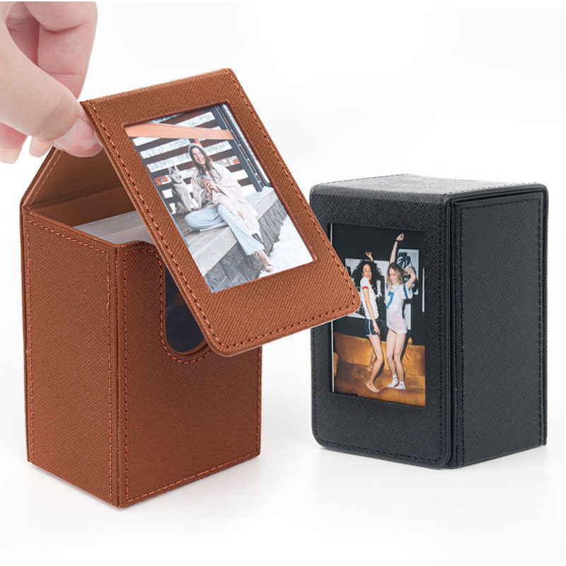 [Film Lab] Desktop Photo Storage Box Kotak Simpanan Foto for 50 Instax ...