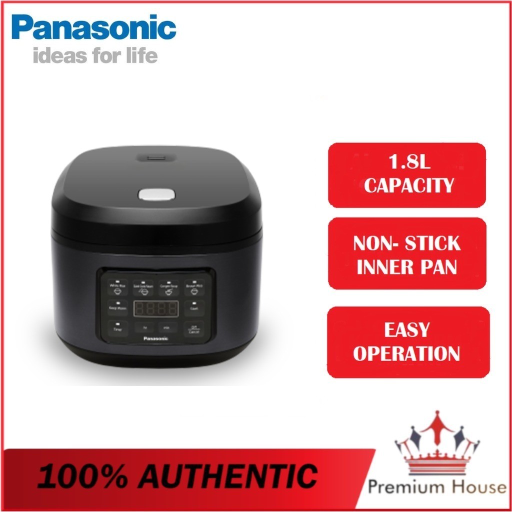Panasonic 1.8L Microcomputer Rice Cooker | SR-DA182KSK SR-DA182 Baby ...