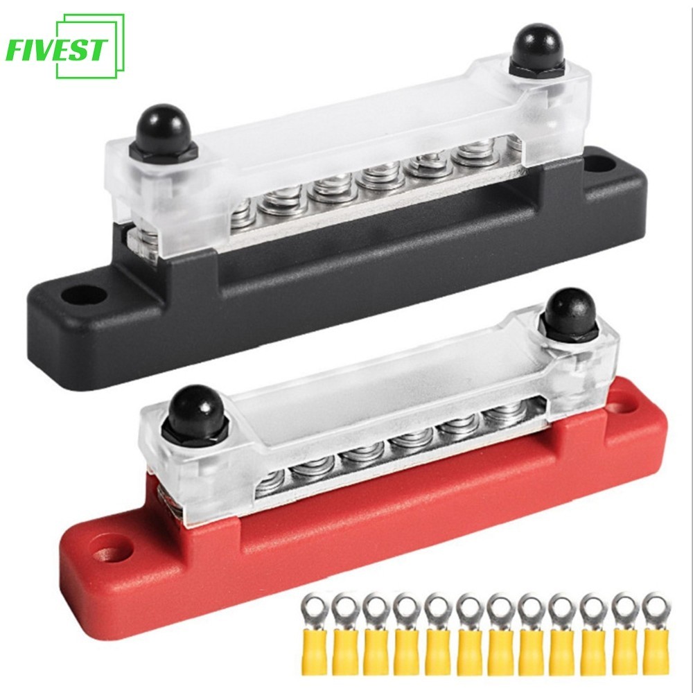 FIVEST| 6 Terminal Single-row Bus Bar 150A BusBar Block for Car Boat ...