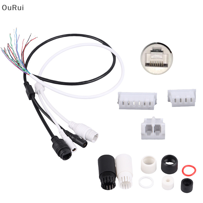 【OR】 12V PoE Cable With DC Audio IP Camera RJ45 Cable built in PoE ...