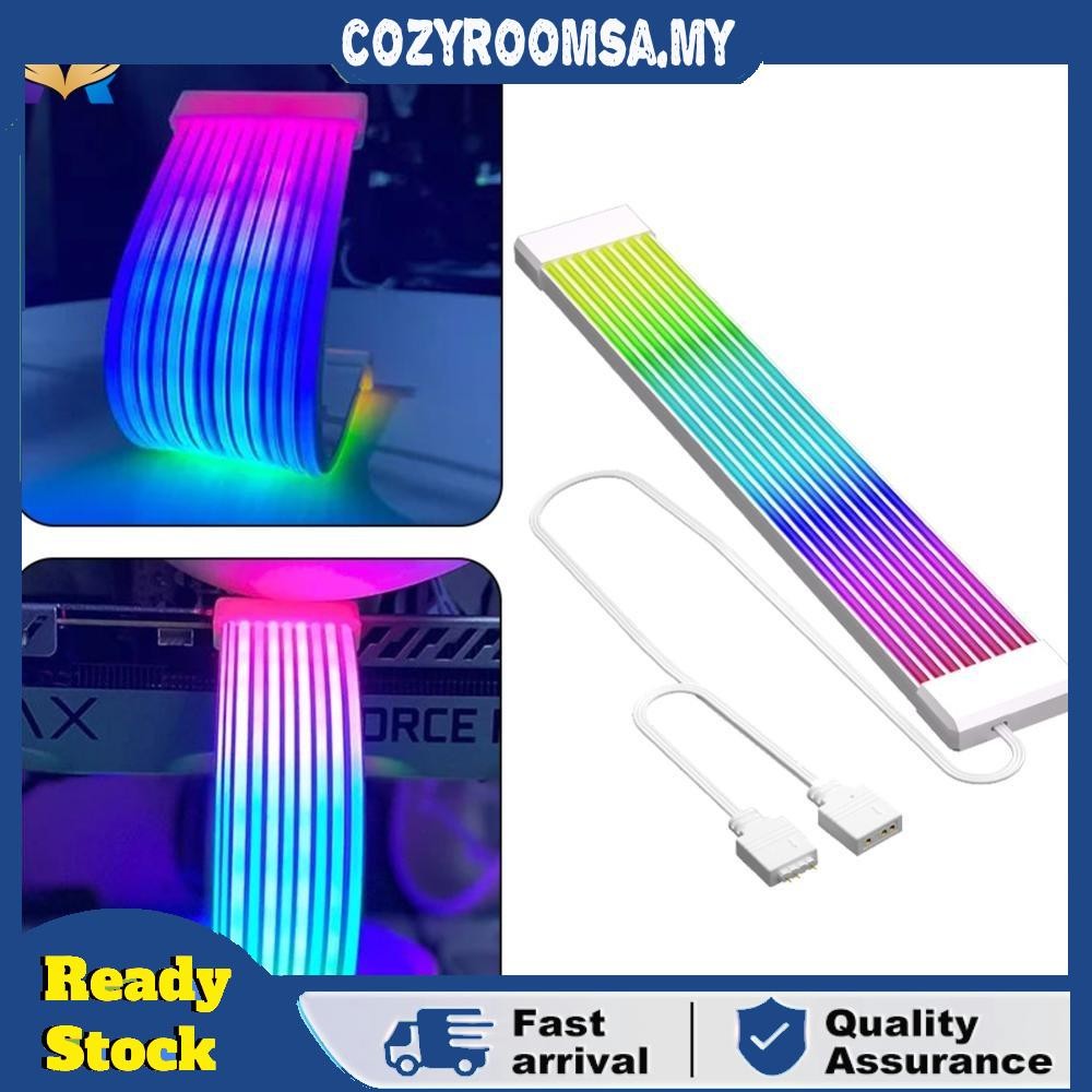 Anifcas 5V 3Pin ARGB Sync PC Cables 8Pin 24Pin PSU RGB Cable Extensions ...