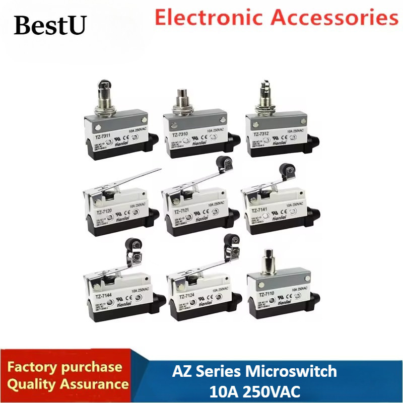 AZ Series Microswitch 10A 250VAC Waterproof Travel Micro Switch Limit ...