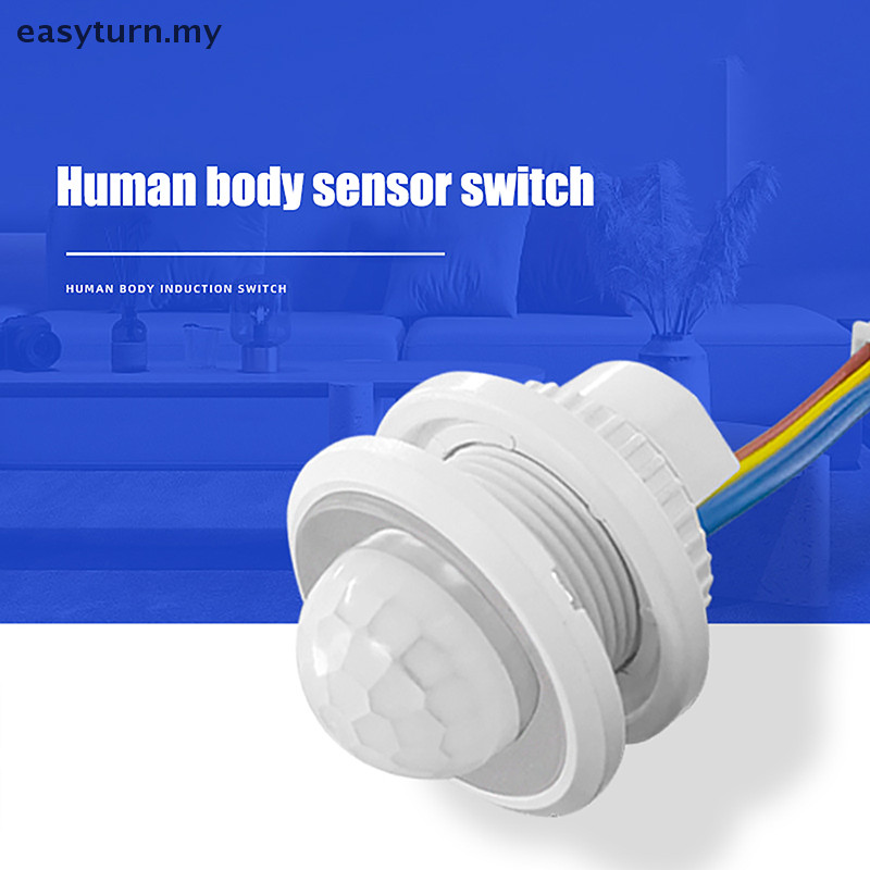 easyturn Motion Sensor Light Switch 110V Pir Presence Sensor For Lighg ...
