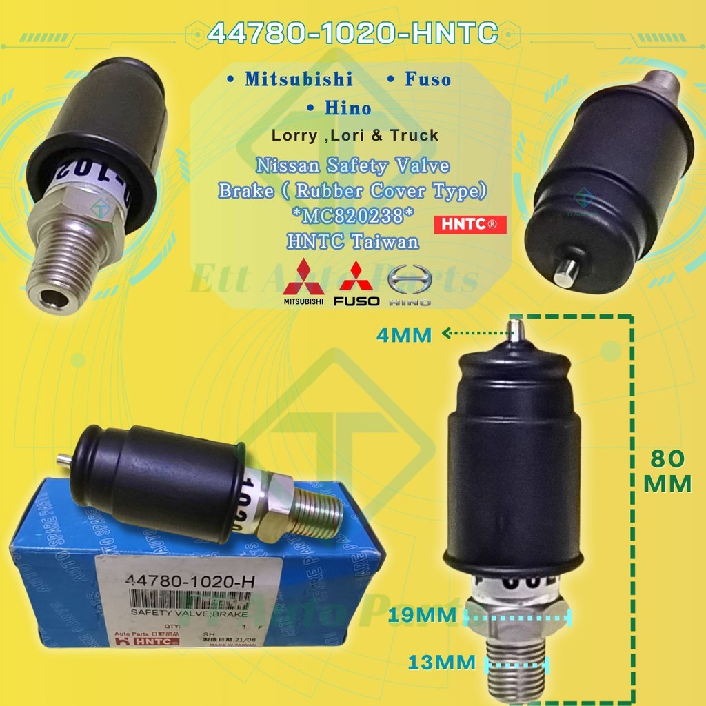 Nissan Safety Valve/ Brake ( Rubber Cover Type ); Lorry/Truck/Lori ...