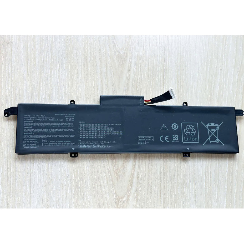 C41N1908 15.36V 76Wh Laptop Battery for Asus ROG Zephyrus G14 GA401IU ...