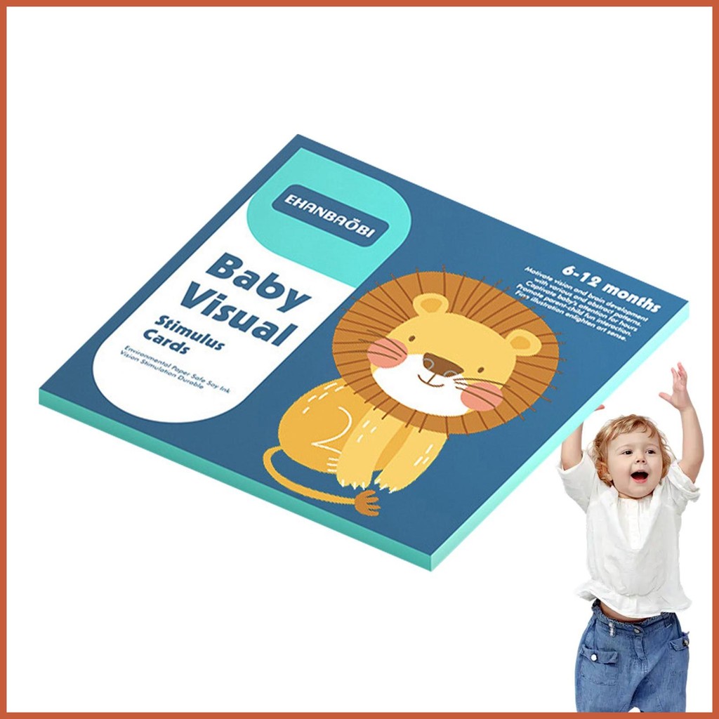 High Contrast Flashcards Sensory Developmental Black White Card Sensory ...