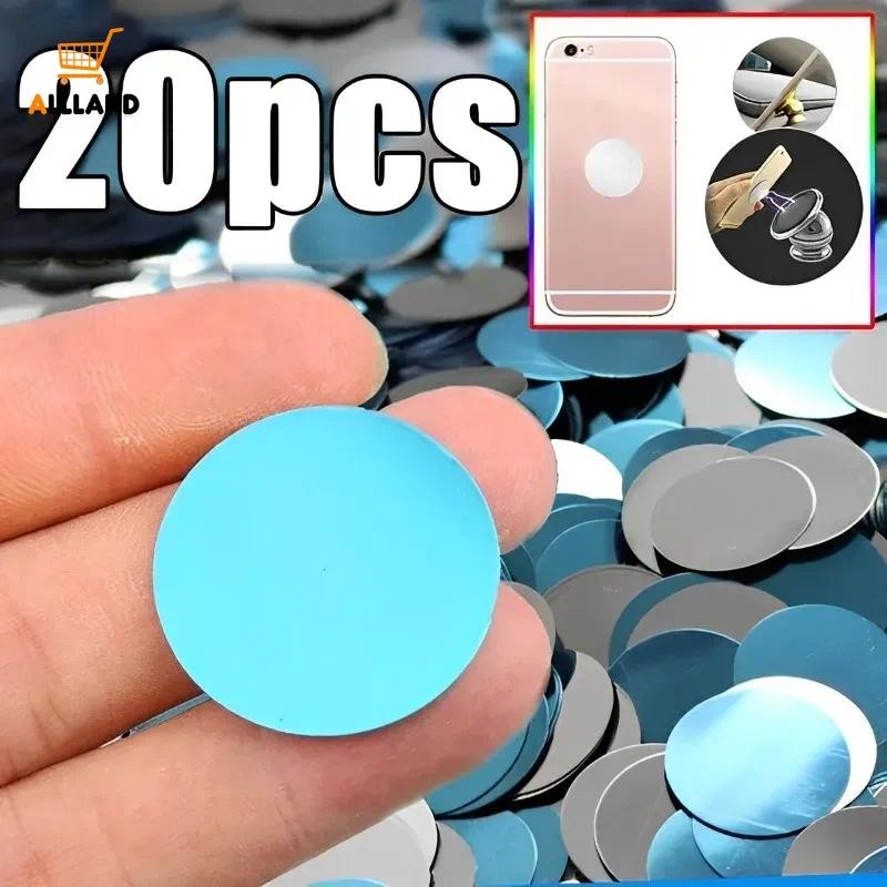 20Pcs Magnetic Metal Plate for Car Phone Holder - Universal Iron Sheet ...