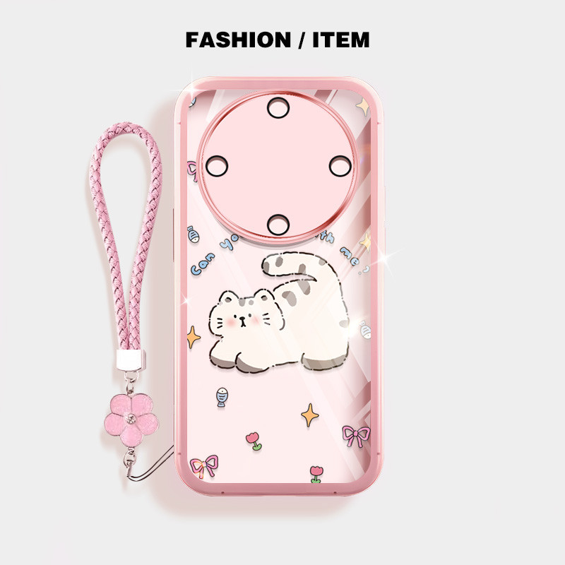 Cute Chubby Cat Shockproof Phone Case for Huawei Honor X9C X9B X9A X9 ...