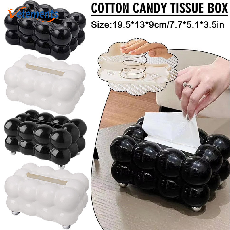 Home Living Room Tissue Storage Box Cover - Luxurious Bubble Design ...