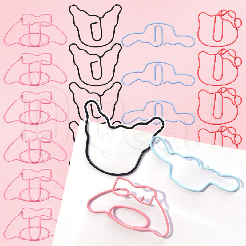 20Pcs Cartoon Animal Paper Clips - Student Office Binding Supplies ...