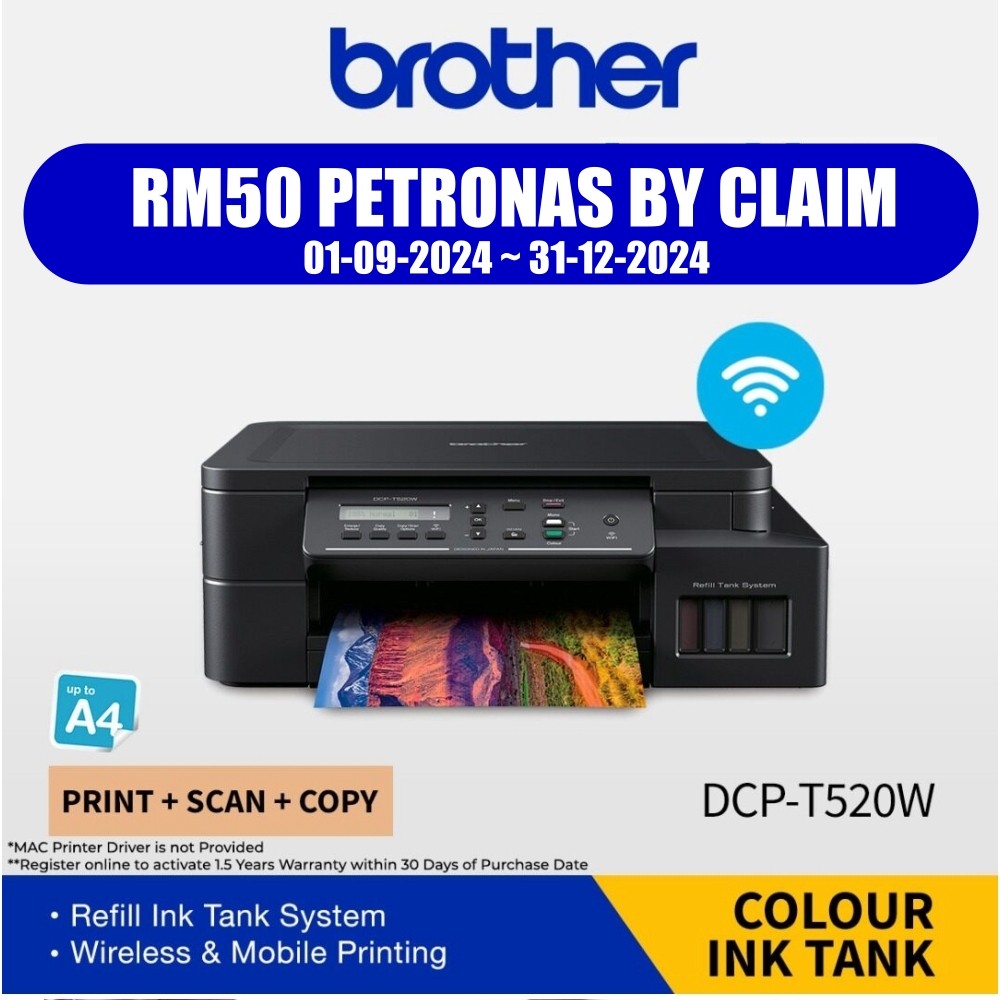 Brother T220 T420W T520W T720DW DCP-T310 Tank Print Scan Copy LIKE ...