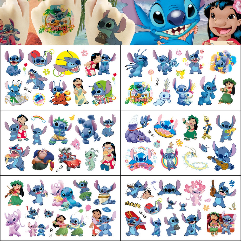 Stitch Tattoo Stickers Tattoo Stickers Stitch Stitch Children Tattoo ...