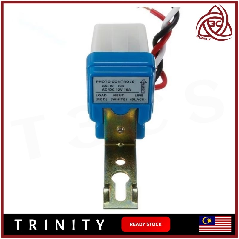 AC DC 12V 10A Automatic Sensor Lampu Switch Light Sensor Twilight ...