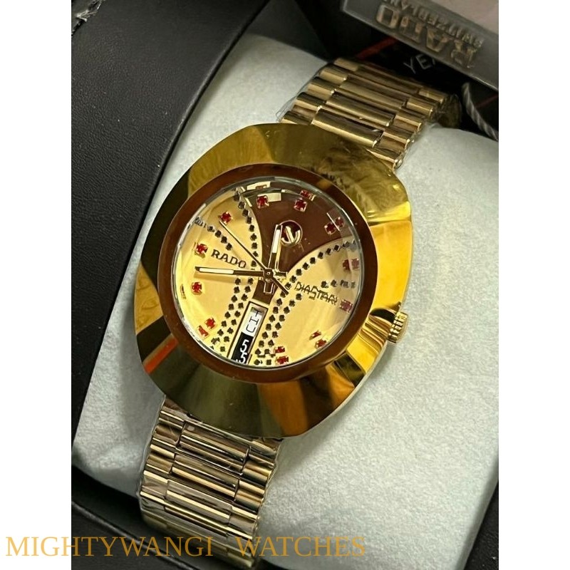 100% original Rado Diastar stainless steel jam tangan Lelaki Automatik ...