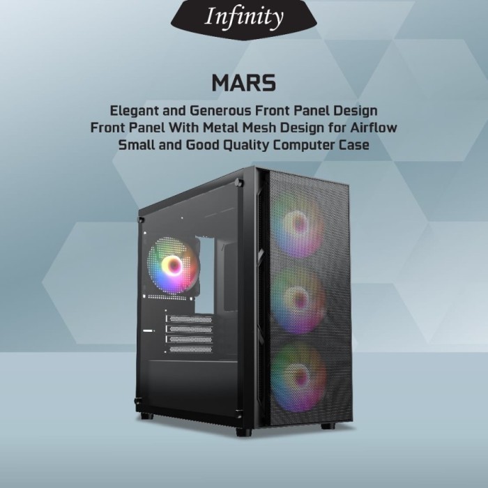 Infinity MARS Casing - ATX, mATX Gaming Case | Shopee Malaysia