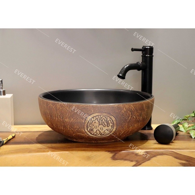 LV055 terracotta wash basin and lavabo, 20 YEAR PORCELAIN Enamel ...
