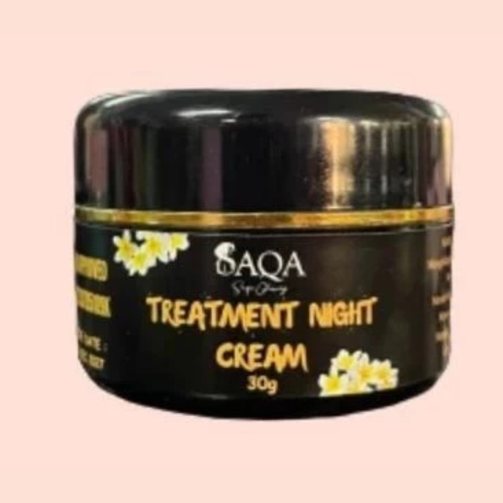 SAQA Night Treatment Cream 30gm Saqa Glowing Original HQ Krim malam KKM ...