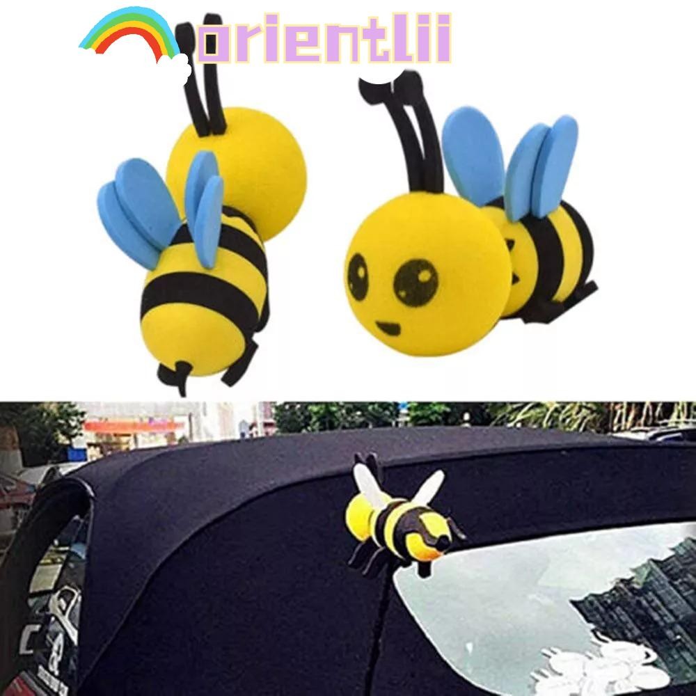 ORIENTLIIY Honey Bee Car Antenna Toppers, Happy Face Halloween Car Bat ...