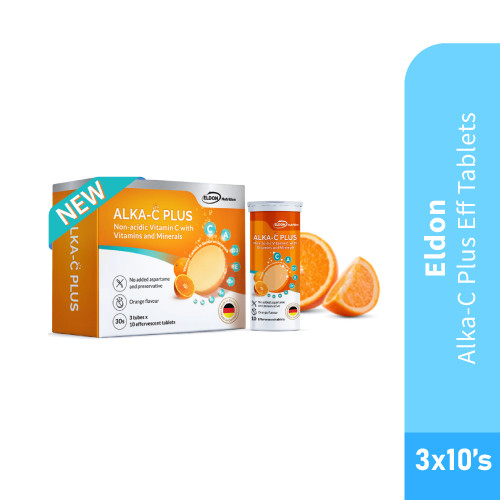 ELDON NUTRITION Alka-C Plus (3 x 10's) Vitamin C 1000mg, Vit C, Vitamin ...