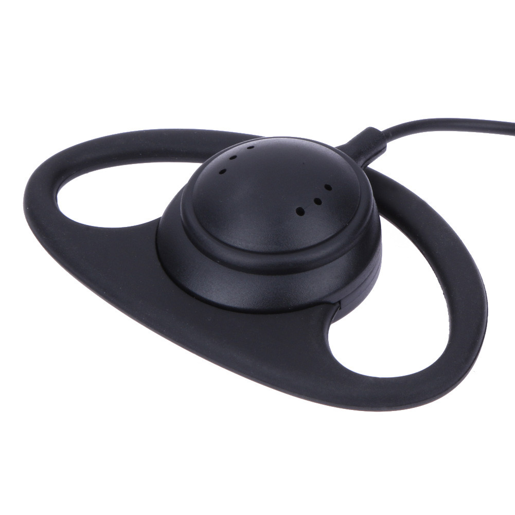 [Redkeev.my] 2-pin D Shape Earpiece with PTT Mic for Motorola Radio ...