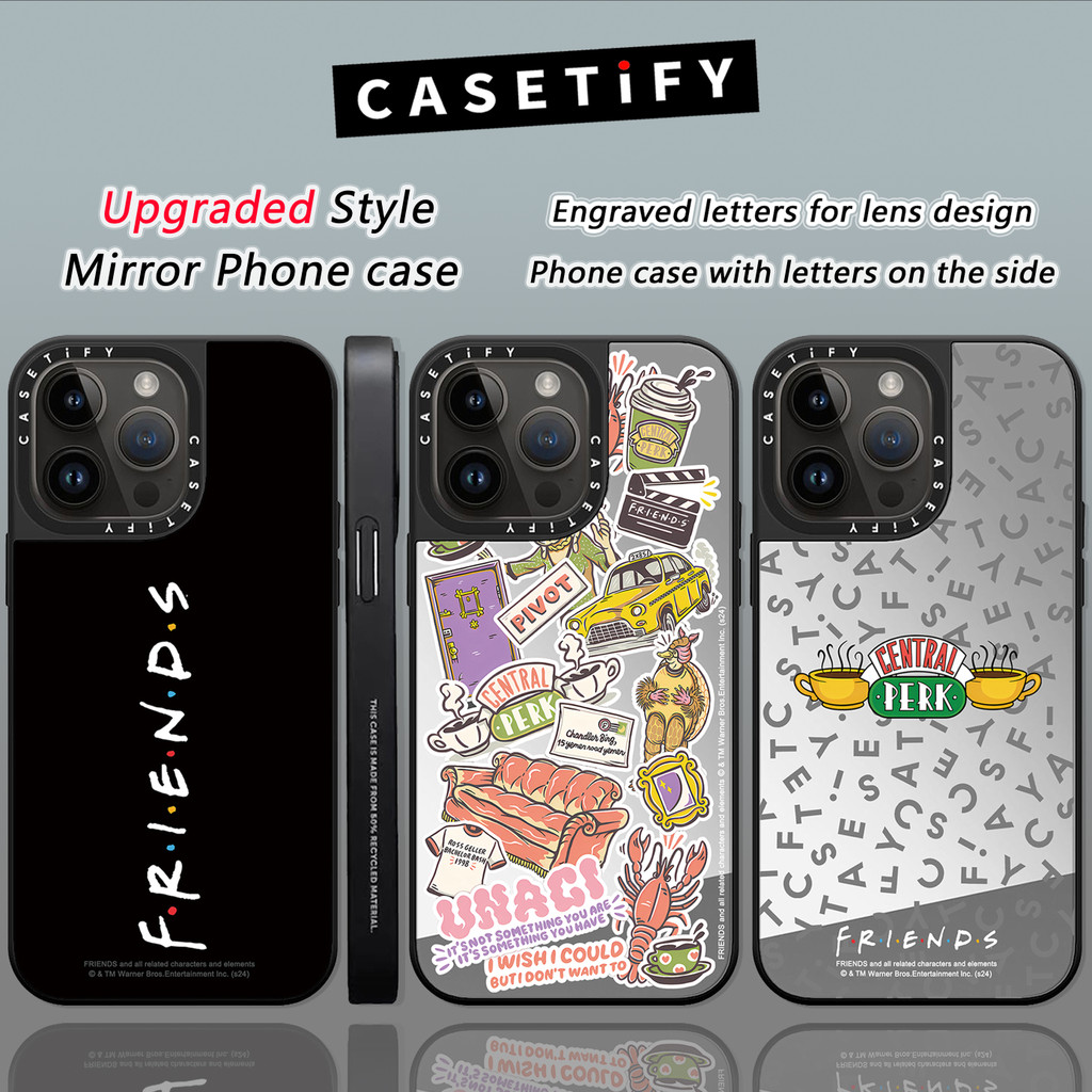 Friends Old FRIENDS Unique English casetify Mirror Phone Case Suitable ...