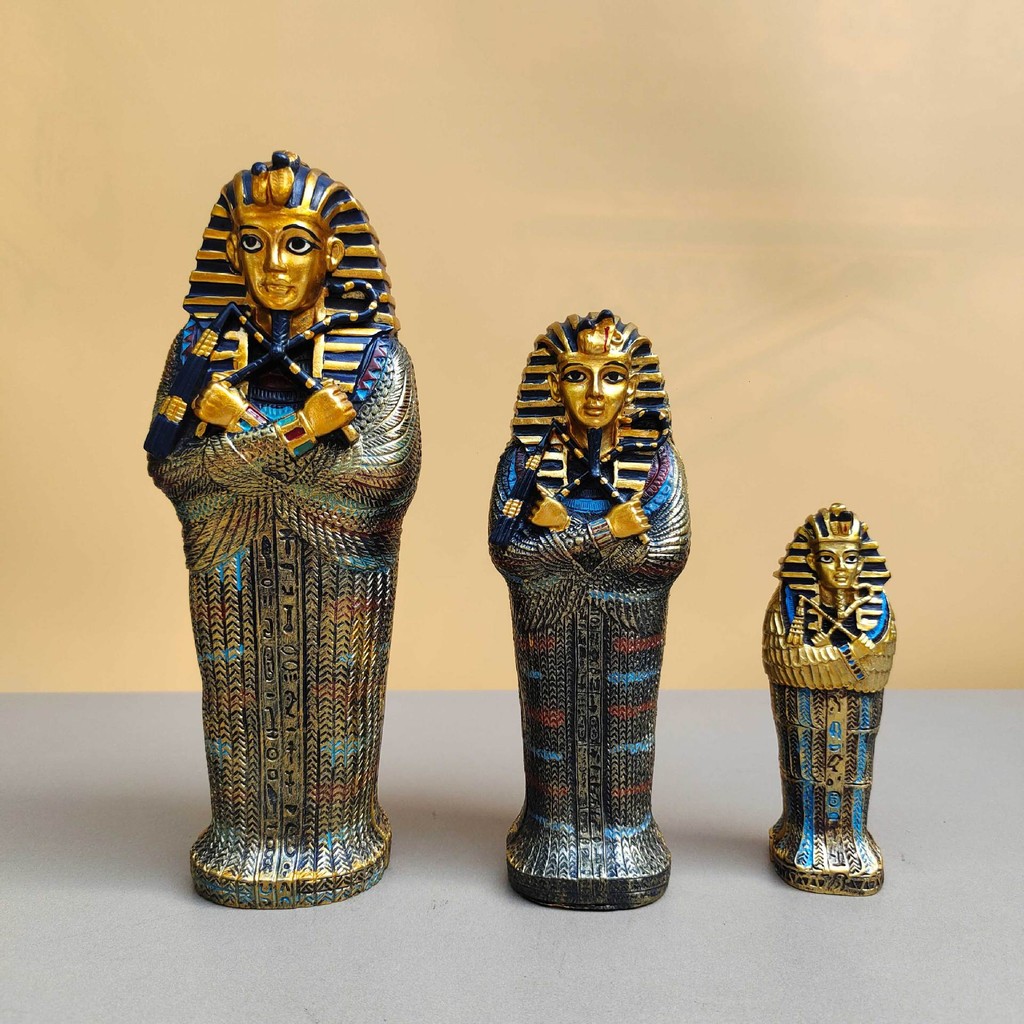 Mummy Hand-Made Pyramid Decoration Egyptian Pharaoh Tourist Souvenir ...