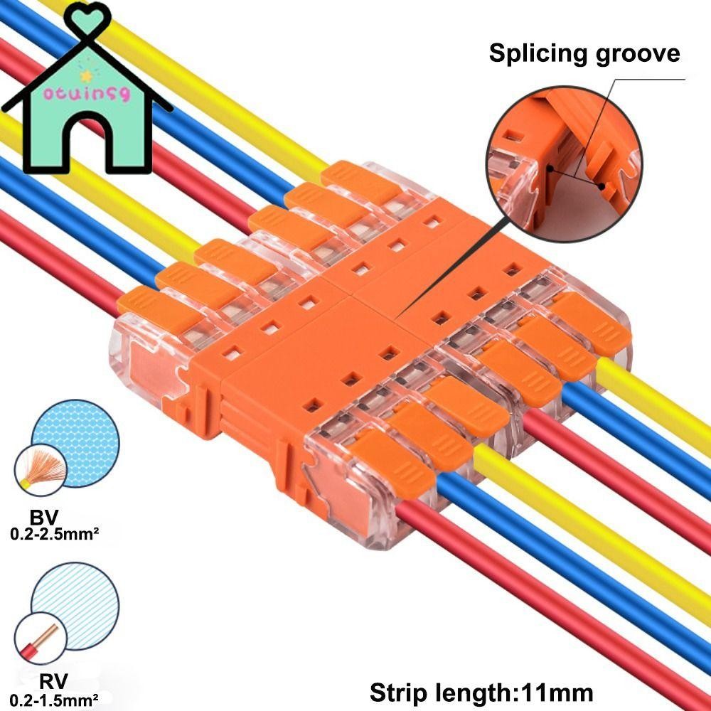 OTUINSG Wire Connector, Universal Compact Mini Quick Terminal Block ...
