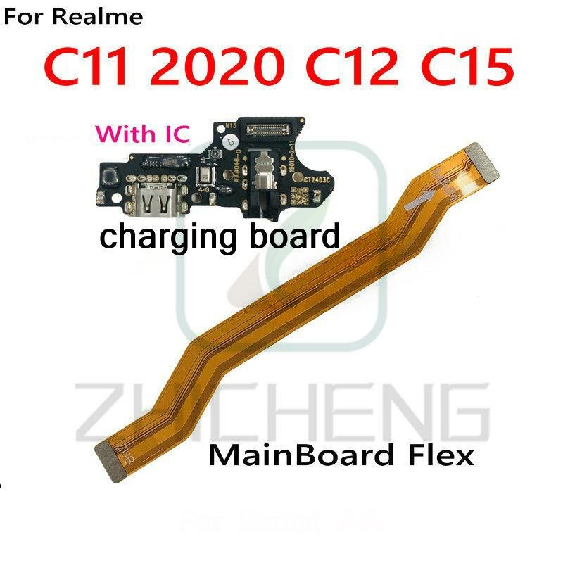 For Realme C11 2020 C12 C15 USB Dock Charging Port Charger Board Main ...
